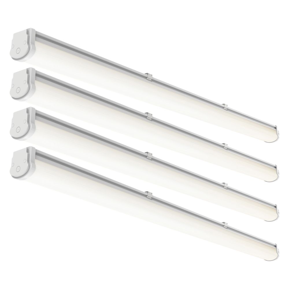 4lite Single 4ft LED ECO Non-Corrosive Battens 6500K 21-31W 2700 ...