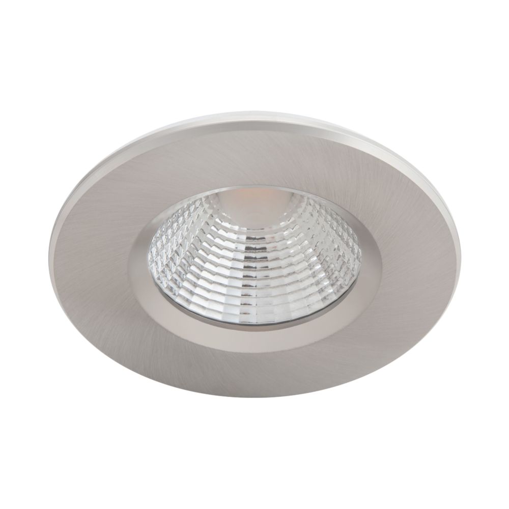 Philips Dive Fixed LED Downlight Brushed Nickel 5.5W 350lm - Screwfix