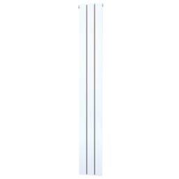 Towelrads Hanworth Plus 1800mm x 240mm 3095BTU White Vertical Designer ...