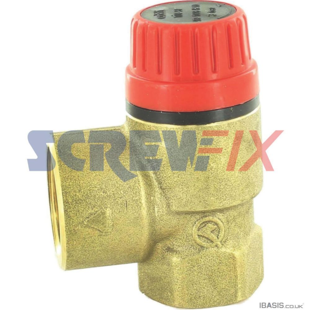 Worcester Bosch 87174010120 3Bar Safety Relief Valve - Screwfix