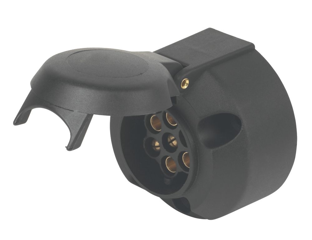Maypole MP023 7-Pin N-Type Trailer Board Socket 12V - Screwfix