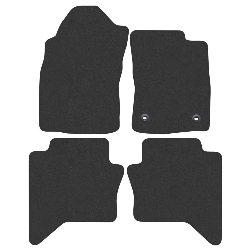 Car Mat Co. Toyota Hilux 2016 - 2020 Carpet & Rubber Car Mats 4 Piece ...