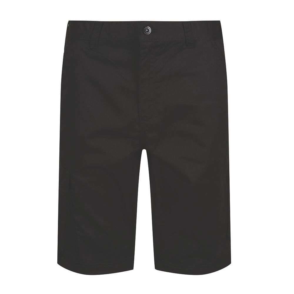 Regatta Pro Cargo Shorts Black 40" W - Screwfix