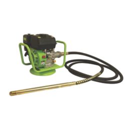 Zipper ZI-BR160Y Petrol Concrete Poker 38mm - Screwfix