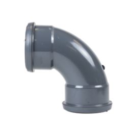 FloPlast Push-Fit 92.5° Double Socket Offset Pipe Bend Anthracite Grey ...
