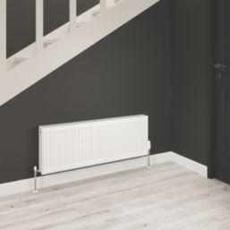 Flomasta 400mm x 1100mm 4571BTU White Type 22 Convector Radiator - Screwfix
