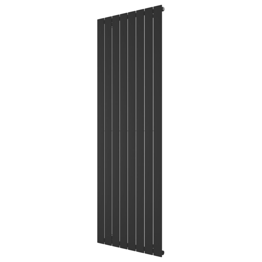 Ximax Oceanus 1800mm x 595mm 3901BTU Black Vertical Designer Radiator ...