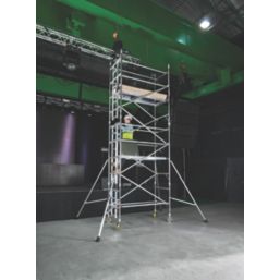 Boss Ladderspan 3T Single Depth Aluminium Tower 0.6m x 1.8m x 4.2m ...