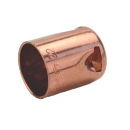 Tesla VFLOW Copper End Feed PRV Blow Off Cap 22mm - Screwfix