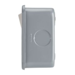 Contactum 13A 2-Gang DP Switched Metal Clad Socket with White Inserts ...