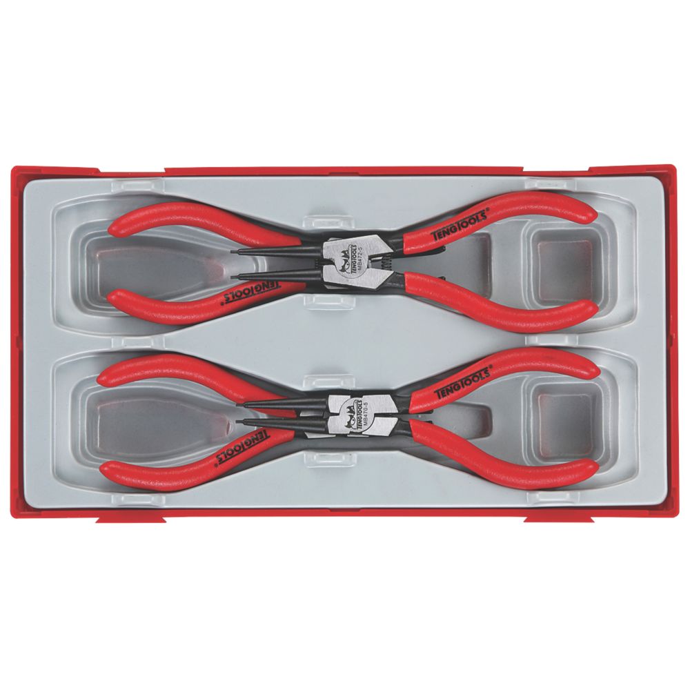 Teng Tools Circlip Pliers Set 4 Pieces - Screwfix