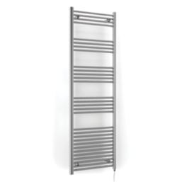 Terma Leo SIM Electric Towel Rail 1800mm x 600mm Chrome 2046BTU - Screwfix