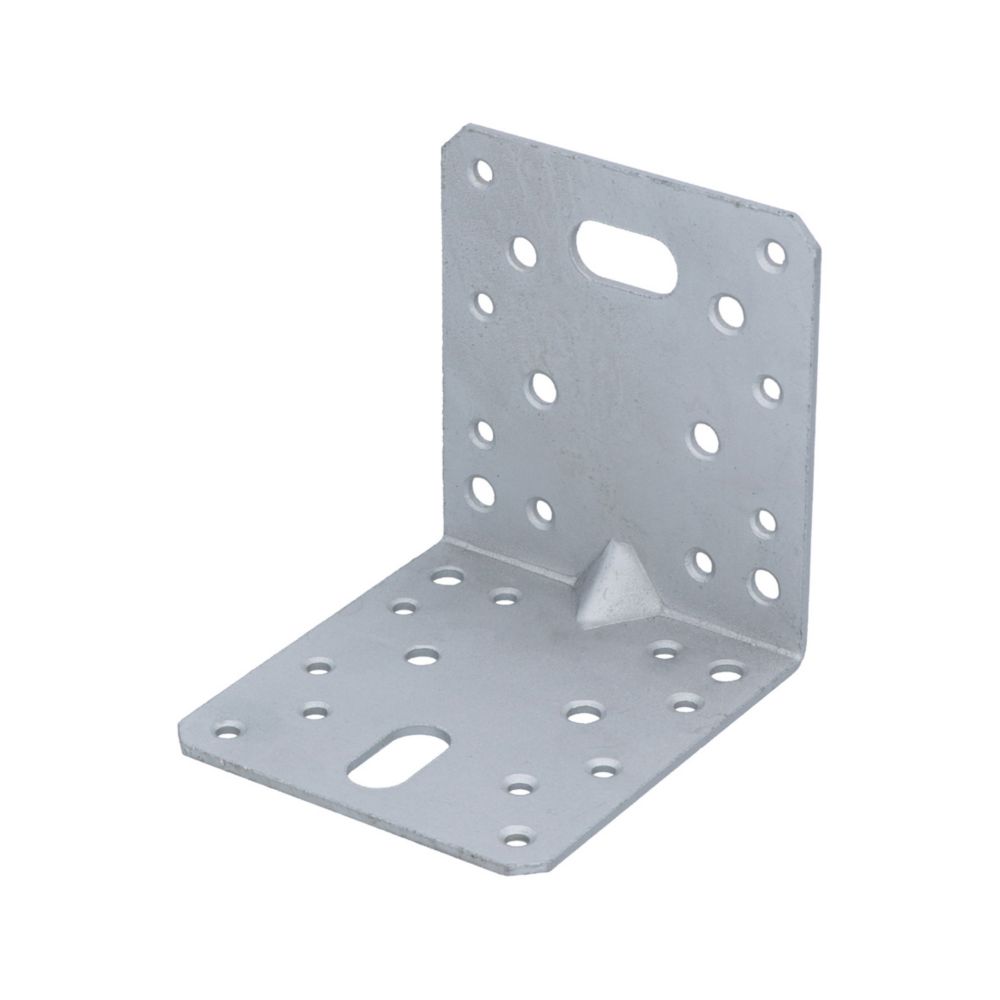Magnodur Reinforced Angle Brackets Silver 100mm x 100mm x 90mm 10 Pack ...