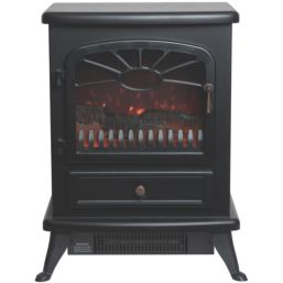 Focal Point ES2000 Black Electric Stove 430mm x 540mm - Screwfix
