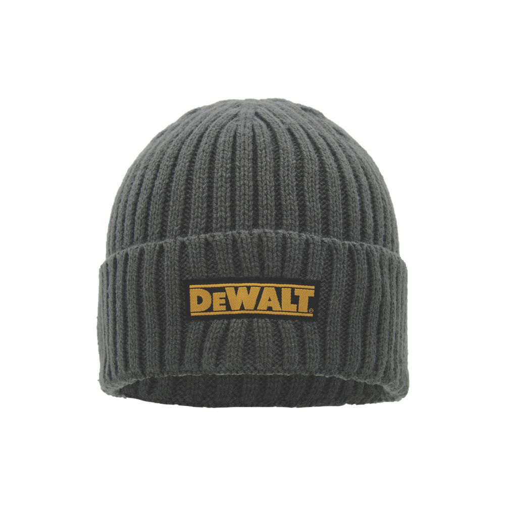 DEWALT Indianapolis Knitted Beanie Green - Screwfix