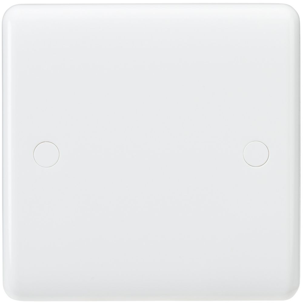 Knightsbridge Curved Edge 1-Gang Blanking Plate White - Screwfix Knightsbridge Curved Edge 1-Gang Blanking Plate White - Screwfix