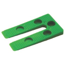 Easyfix Wedge Packers One Size 80mm x 1-8mm x 45mm 200 Pieces - Screwfix