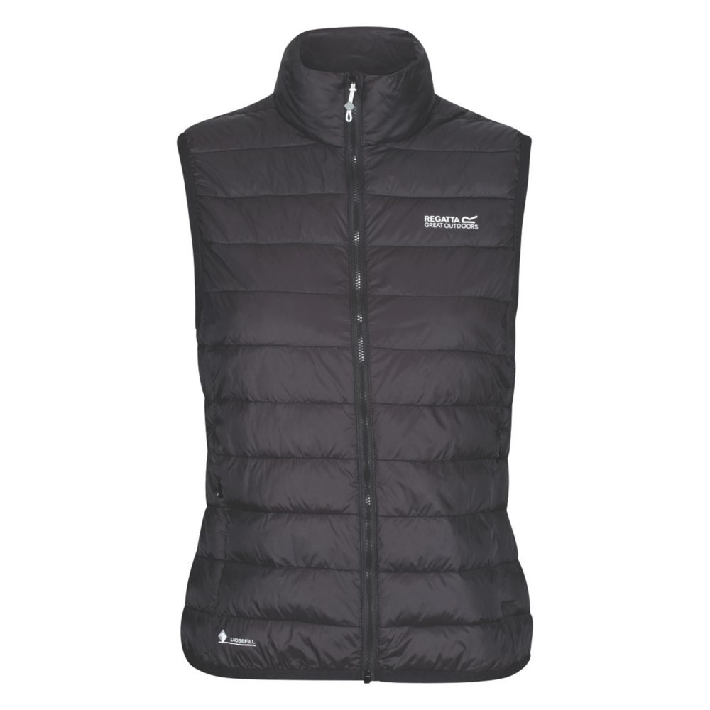 Regatta Hillpack Womens Padded Bodywarmer Black Size 14 - Screwfix