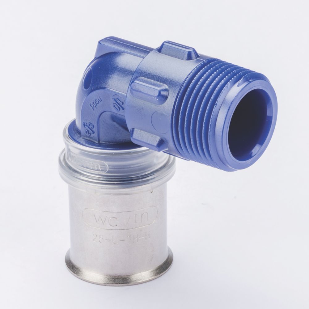 Wavin Tigris Multi-Layer Composite Press-Fit Adapting 90° BSP Male ...