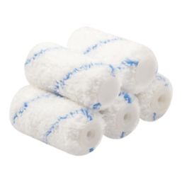 Fortress Trade Medium Pile Roller Sleeves Emulsion 4 x 46mm 5 Pack Screwfix