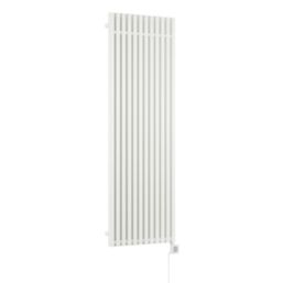 Terma Triga E Wall-Mounted Oil-Filled Radiator Textured White 1000W ...