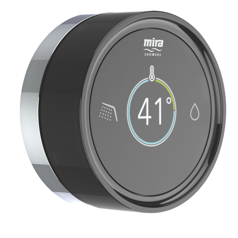 Mira Platinum Remote Single Outlet Gravity-Pumped Thermostatic Black ... Mira Platinum Remote Single Outlet Gravity-Pumped Thermostatic Black ...