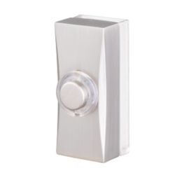 British General Wired Door Chime Bell Push Polished Chrome - Screwfix