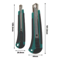 KN22 Snap-Off Knife Set 2 Pieces - Screwfix