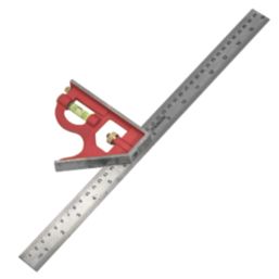 Faithfull Combination Square 16" (400mm) - Screwfix