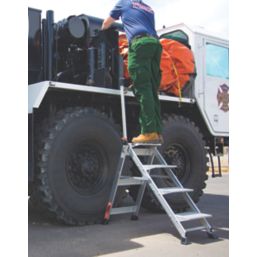 Little Giant Aluminium 4 Step 890mm Folding Step Stool With Platform ...