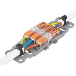 Wago 221-2411 32A 2-Way Inline Lever Connectors 60 Pack - Screwfix