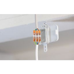 Wago 221-2411 32A 2-Way Inline Lever Connectors 60 Pack - Screwfix