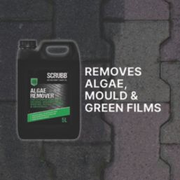 Scrubb Green Growth & Algae Remover For Outdoor Surfaces 5Ltr - Screwfix