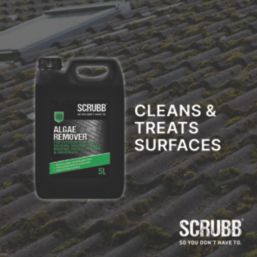 Scrubb Green Growth & Algae Remover For Outdoor Surfaces 5Ltr - Screwfix
