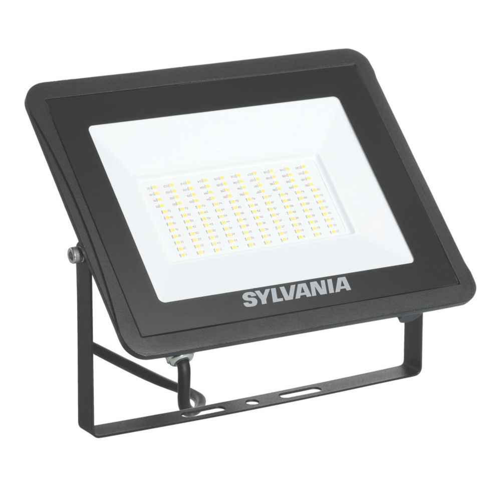 Sylvania Sylflood Indoor & Outdoor LED Flood Light Black 78W 10000lm ...