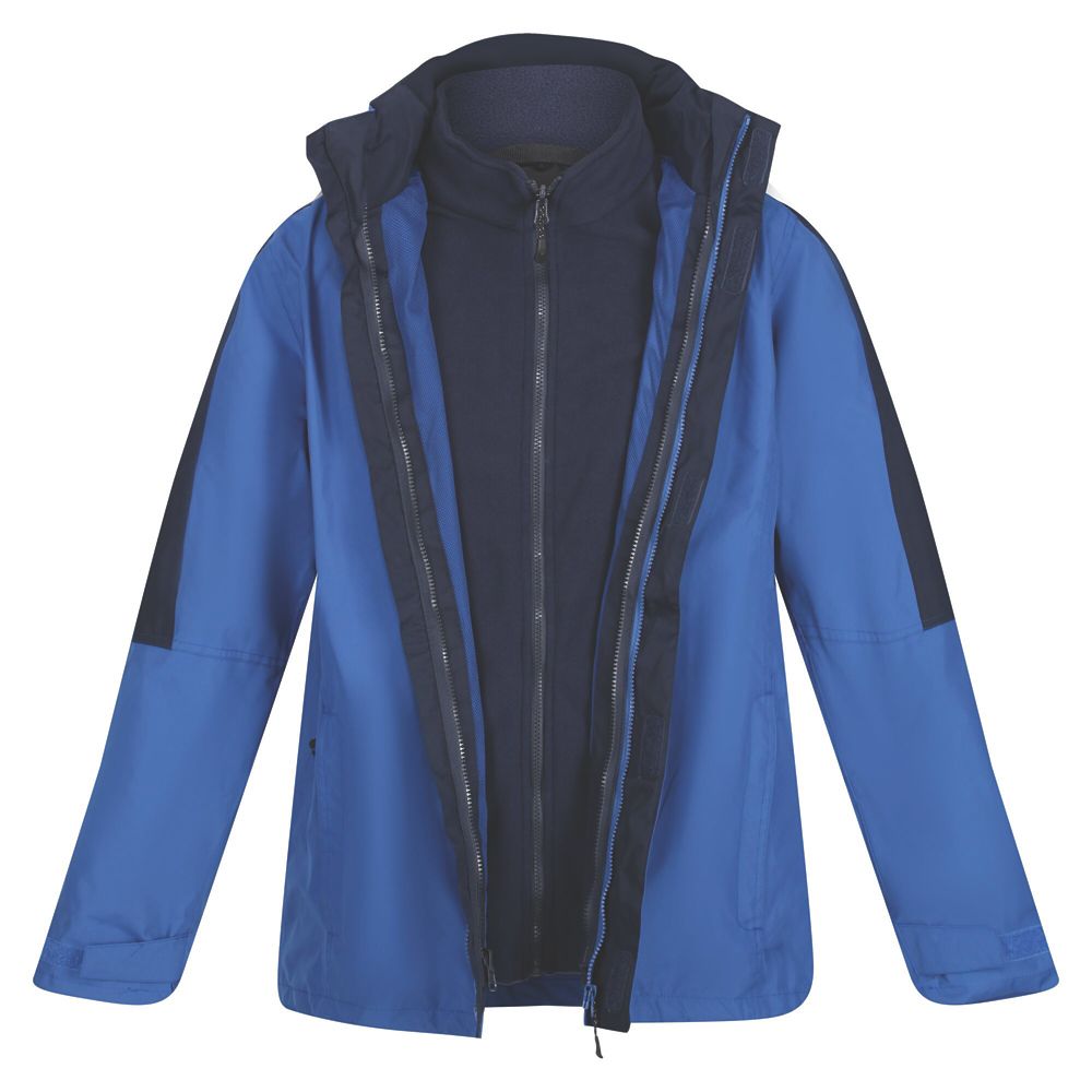 Regatta Defender III 3-in-1 Waterproof Jacket Royal Blue/Navy 3X Large ...