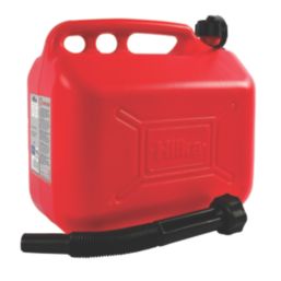 Hilka Pro-Craft Plastic Fuel Can Red 10Ltr - Screwfix
