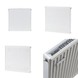 Flomasta 700mm x 600mm 3113BTU White Type 21 Convector Radiator - Screwfix