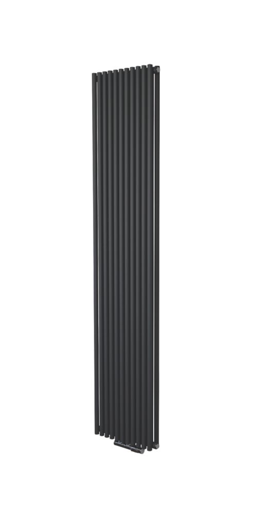 Ximax Gamba 1800mm x 400mm 3850BTU Anthracite Vertical Designer ...