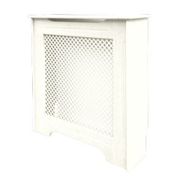 Victorian Radiator Cover White 820mm x 210mm x 868mm - Screwfix