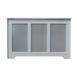 Victorian Radiator Cover White 1420mm x 210mm x 918mm - Screwfix