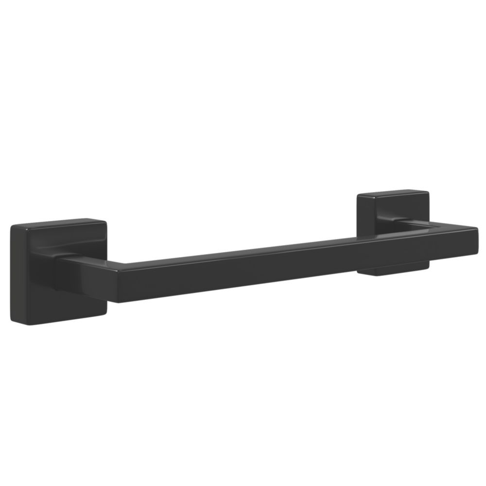 ETAL Straight Doc M Grab Bar Black 280mm - Screwfix
