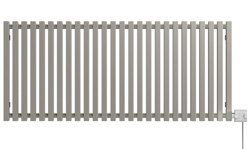 Terma Triga E Wall-Mounted Oil-Filled Radiator Metallic Stone 1000W ...