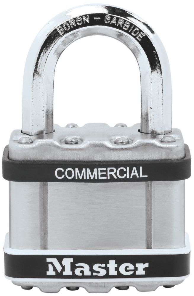 Master Lock Excell Master Keyed Weatherproof Padlock Steel 51mm - Screwfix