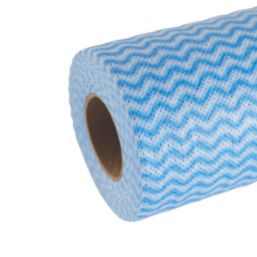 Essentials Cloths on a Roll Blue 37cm x 22cm - Screwfix