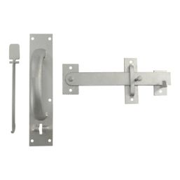 Smith & Locke Gate Latch Kit Silver - Screwfix