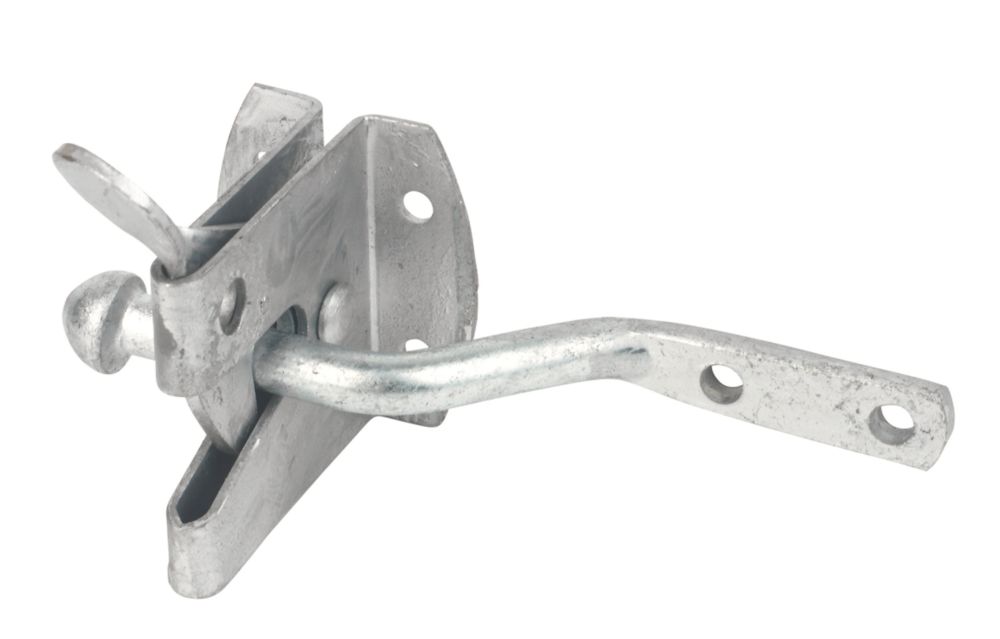 GateMate Medium Gate Catch Silver 120mm - Screwfix