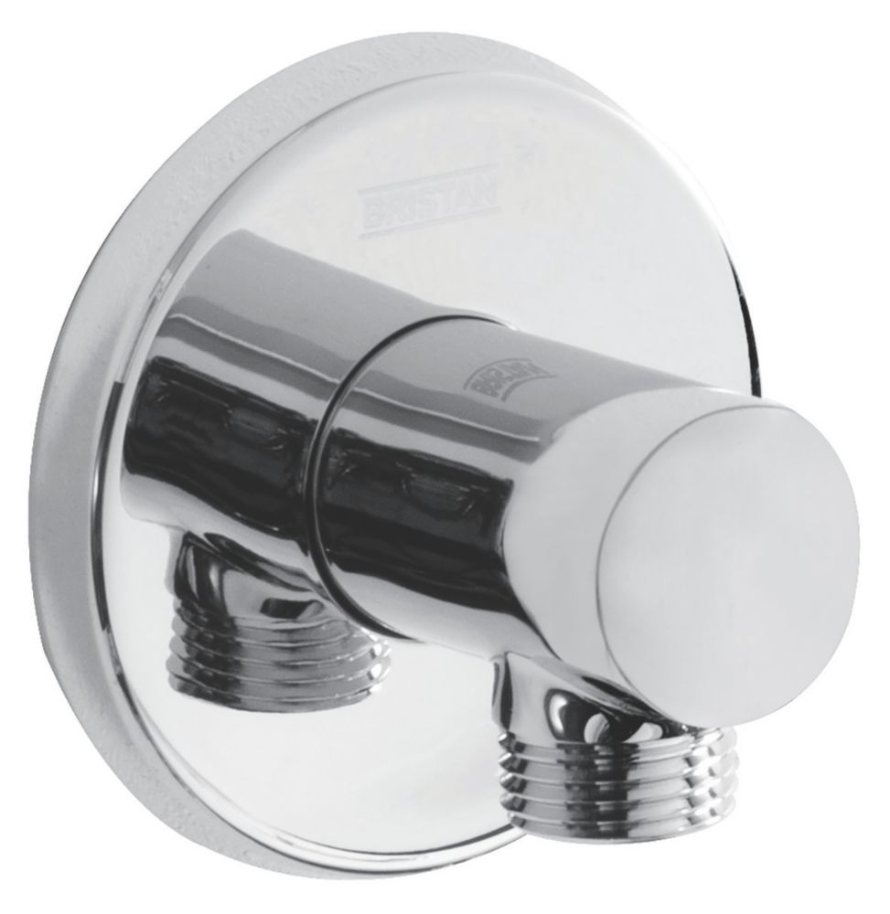 Bristan Easyfit Contemporary Round Shower Wall Outlet Chrome 55mm ...