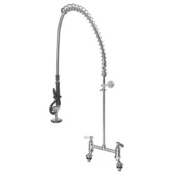 Pre-Rinse Spray SCRF1062X Bridge Overhead Pull-Out Mono Mixer Chrome ...