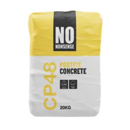 No Nonsense CP48 PostFix Concrete Grey 20kg - Screwfix